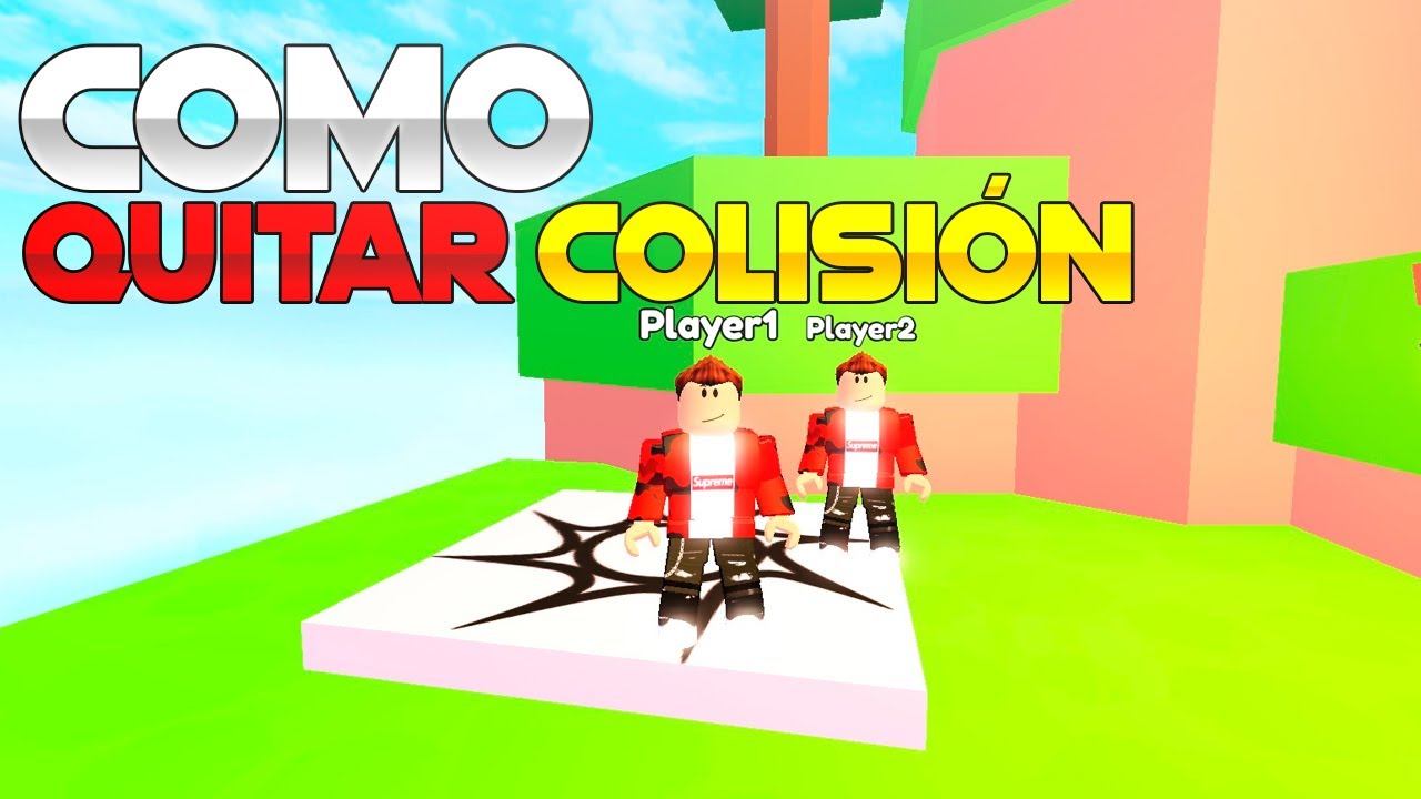 Como QUITAR la COLISIÓN entre JUGADORES en Roblox Studio - YouTube