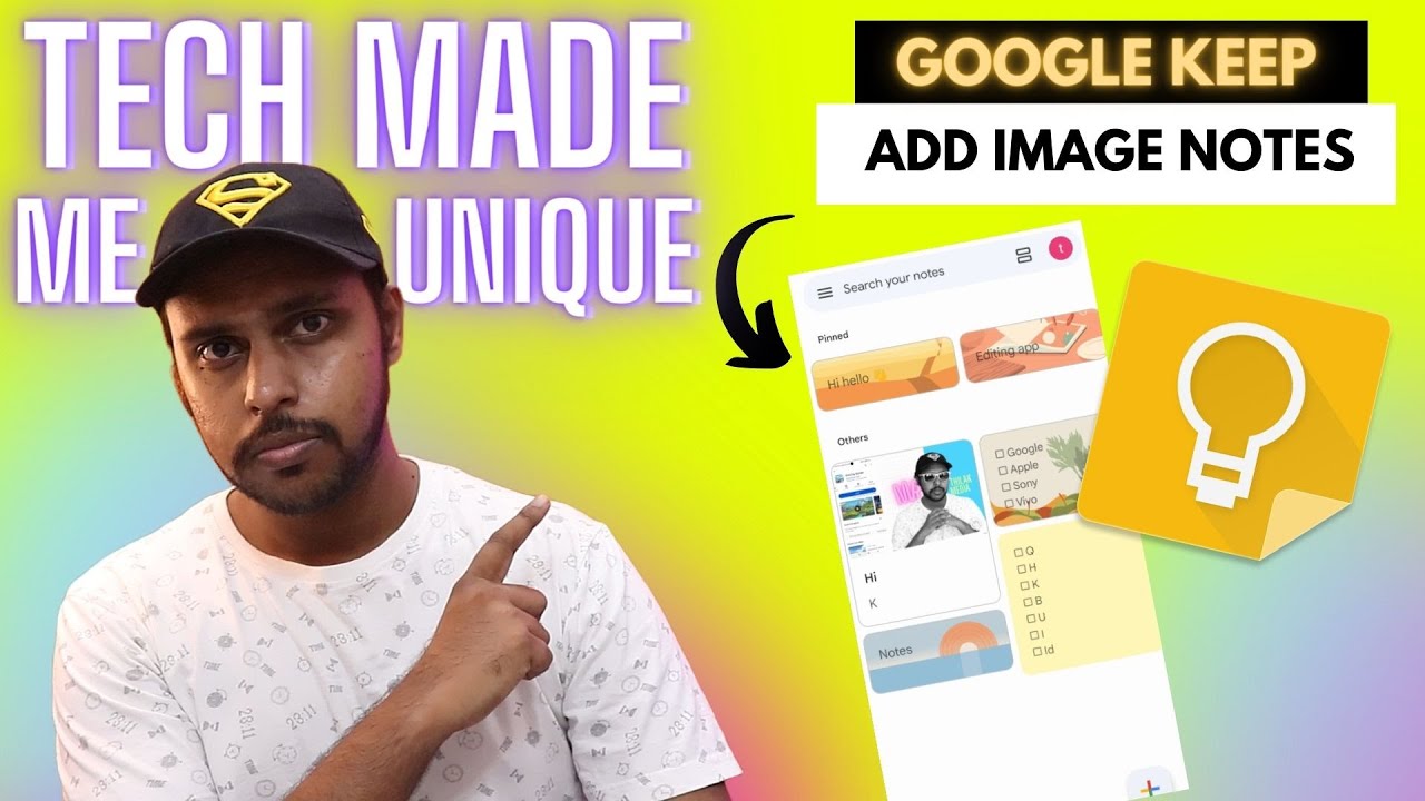 How to add image notes in google keep | how to use google keep | google ...