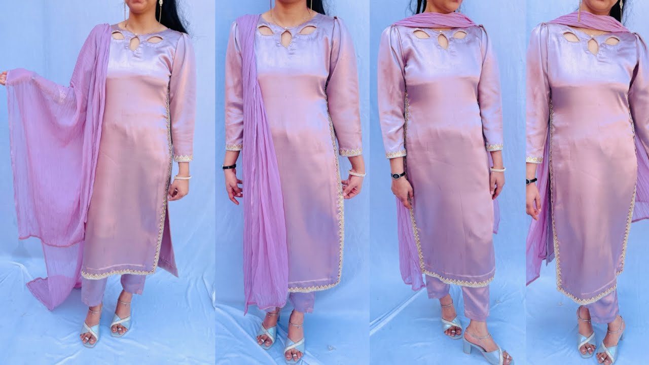 Modern Style Outfit Dress Cutting and stitching / Kurti Design Cutting ...