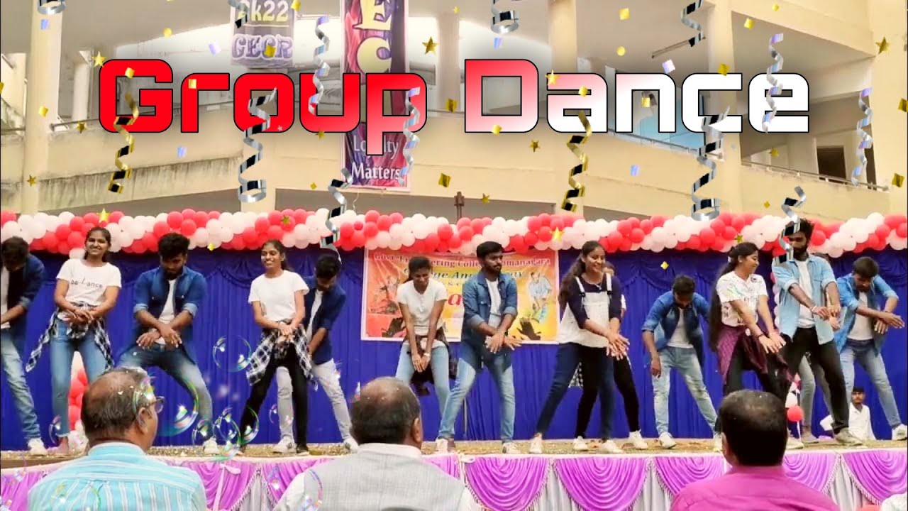 College Boys and Girls Group Dance || Government engineering college ...