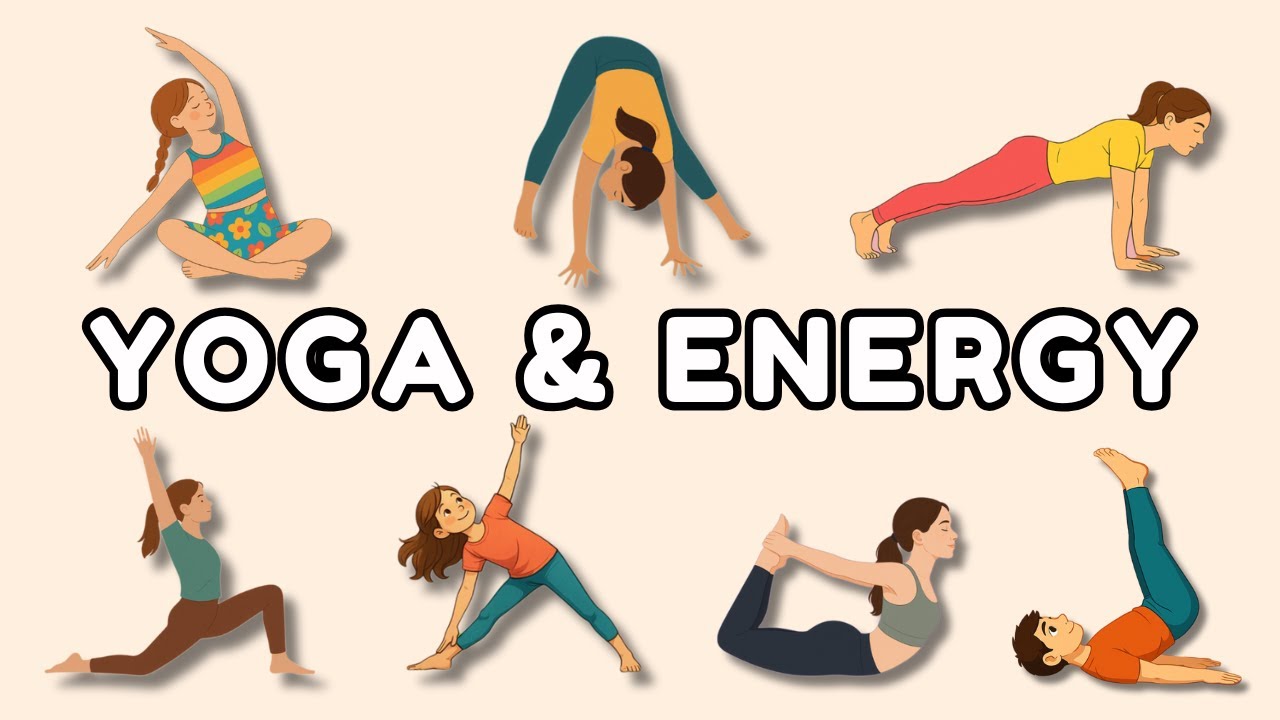 Yoga for Kids | Boost Energy with Fun Poses! | Yoga for Children - YouTube