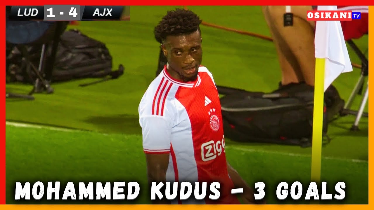 KUDUS MOHAMMED SCORES SUPER HAT-TRICK FOR AJAX TODAY ⚽️⚽️⚽️🔥🔥🔥 - YouTube