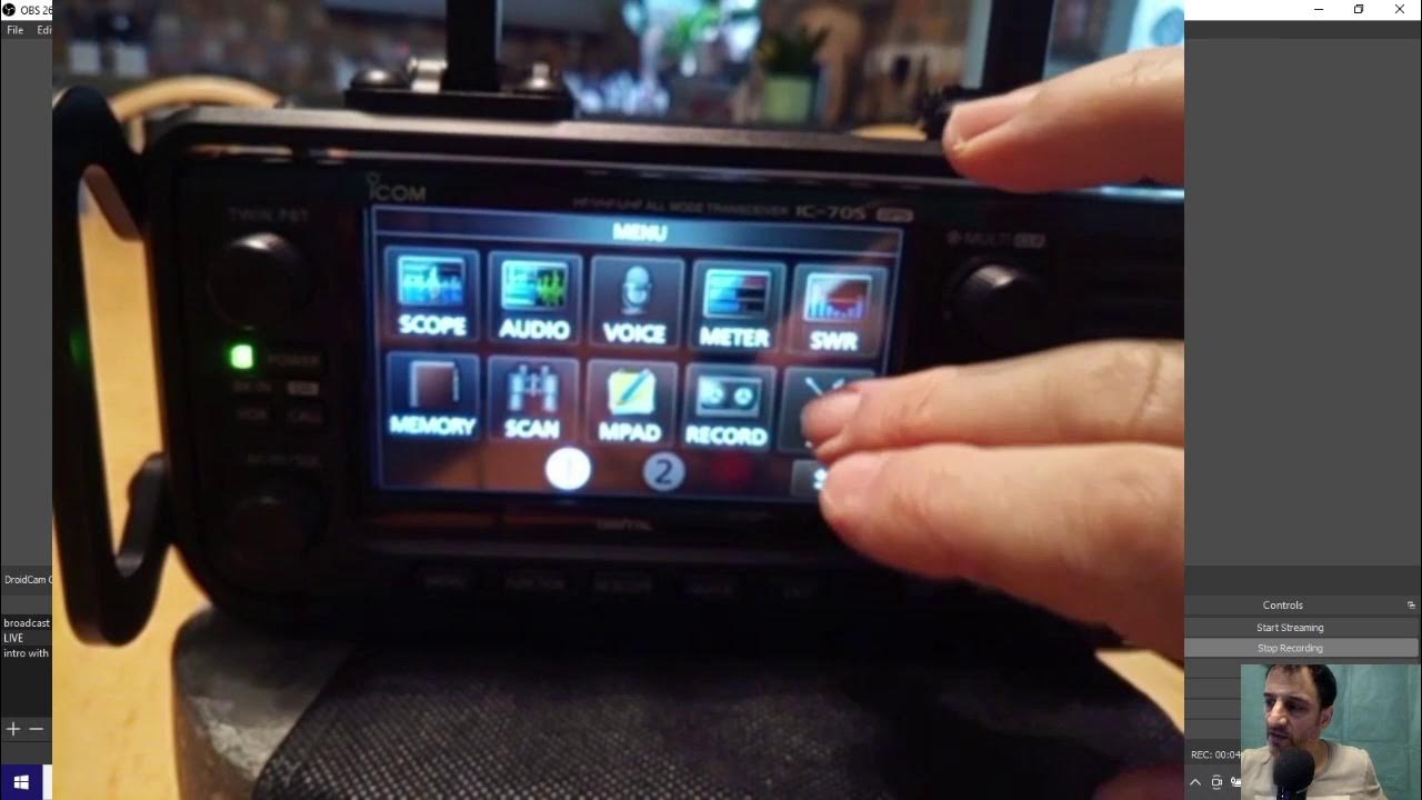 ICOM IC 705 Load Repeater List -SD card - YouTube