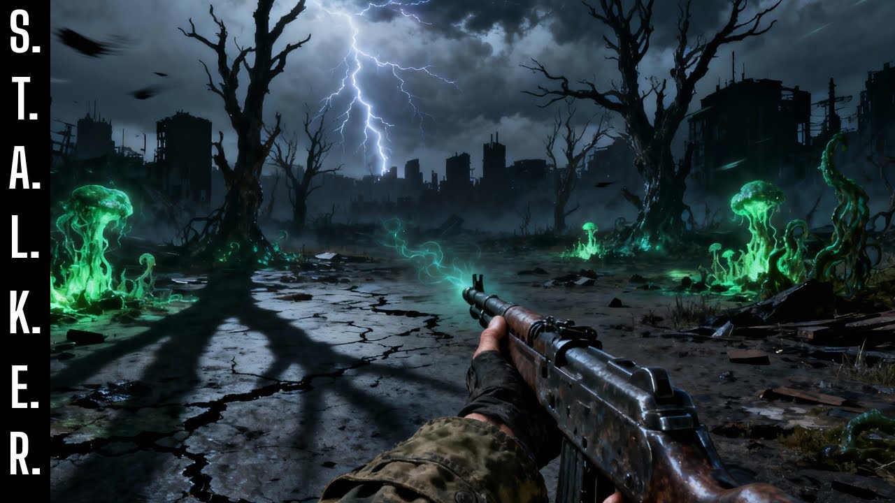 STALKER 2 Rain & Storm Gameplay – Open Zone Exploration [PS5 PRO] - YouTube
