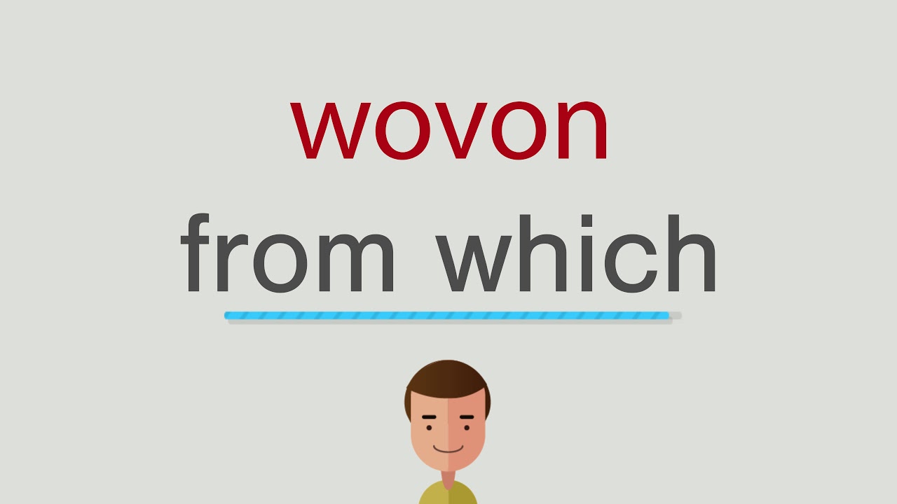 wovon auf englisch - YouTube