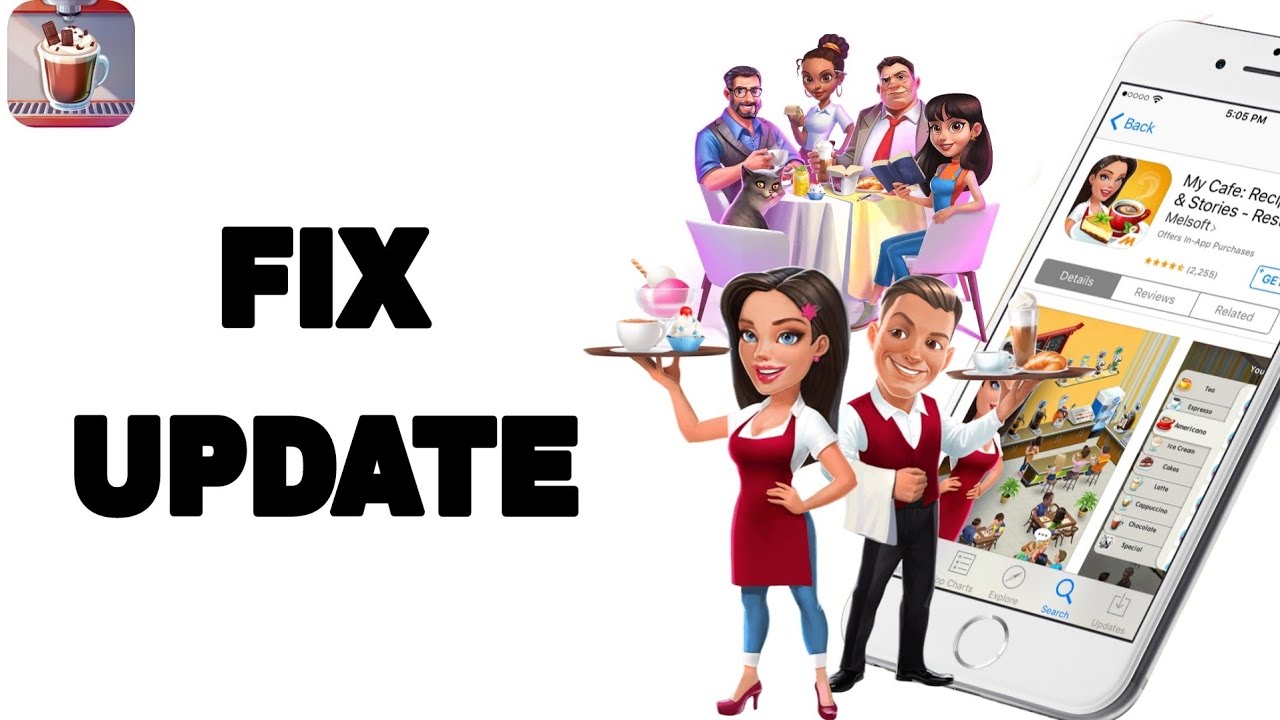 How To Fix And Solve Update On My Cafe App | Final Solution - YouTube