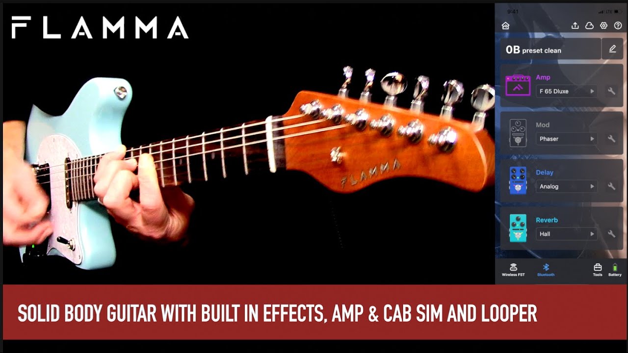 Flamma E1000 Intelligent Guitar - YouTube