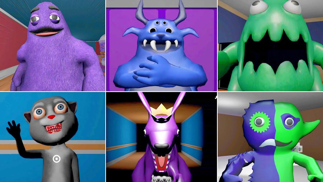 Grimace Shake Monster Scary Survival Full Gameplay - YouTube