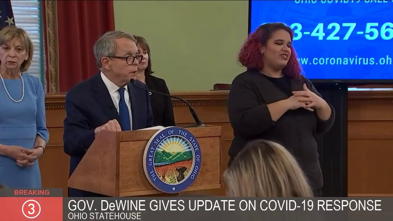 Watch: Gov. DeWine holds press conference on coronavirus in Ohio - YouTube