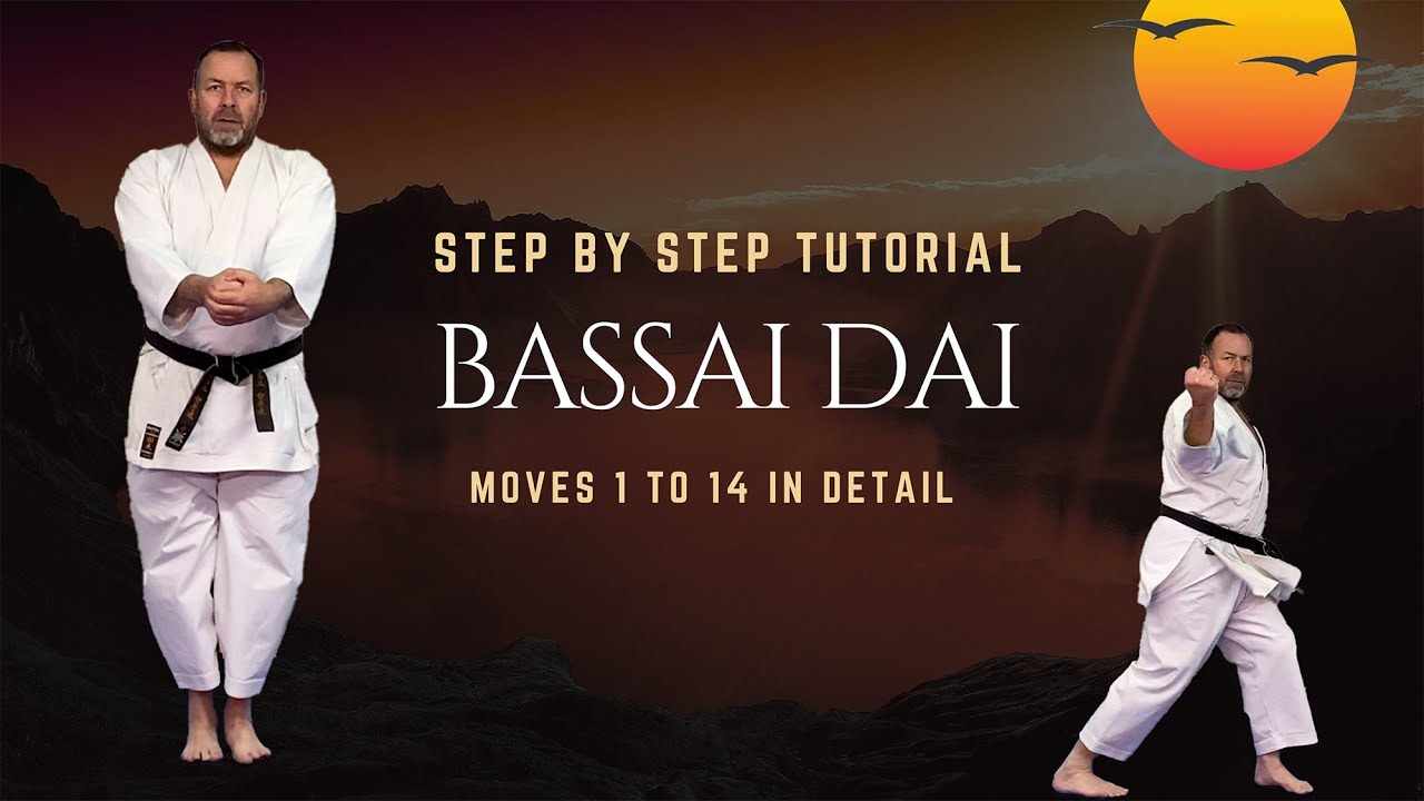 Bassai Dai Step By Step Moves 1 to 14 In Detail - YouTube