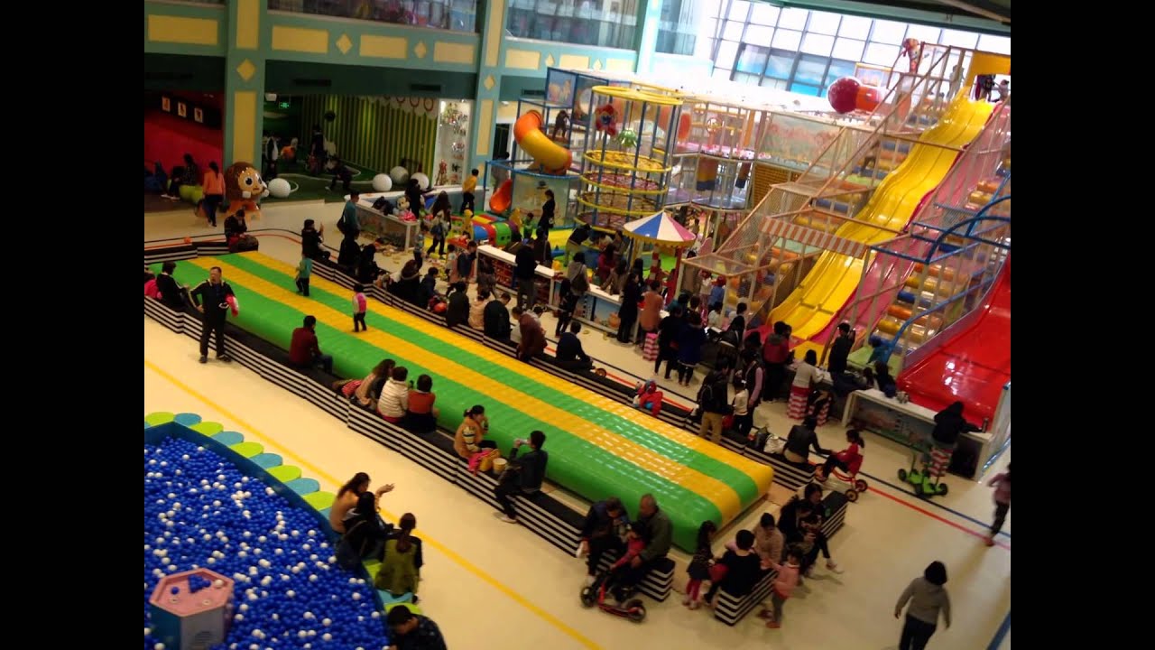 Drop Slide Indoor Play by Cheer Amusement - YouTube