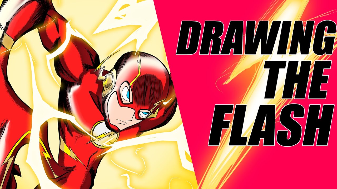 Drawing the Flash CW - YouTube