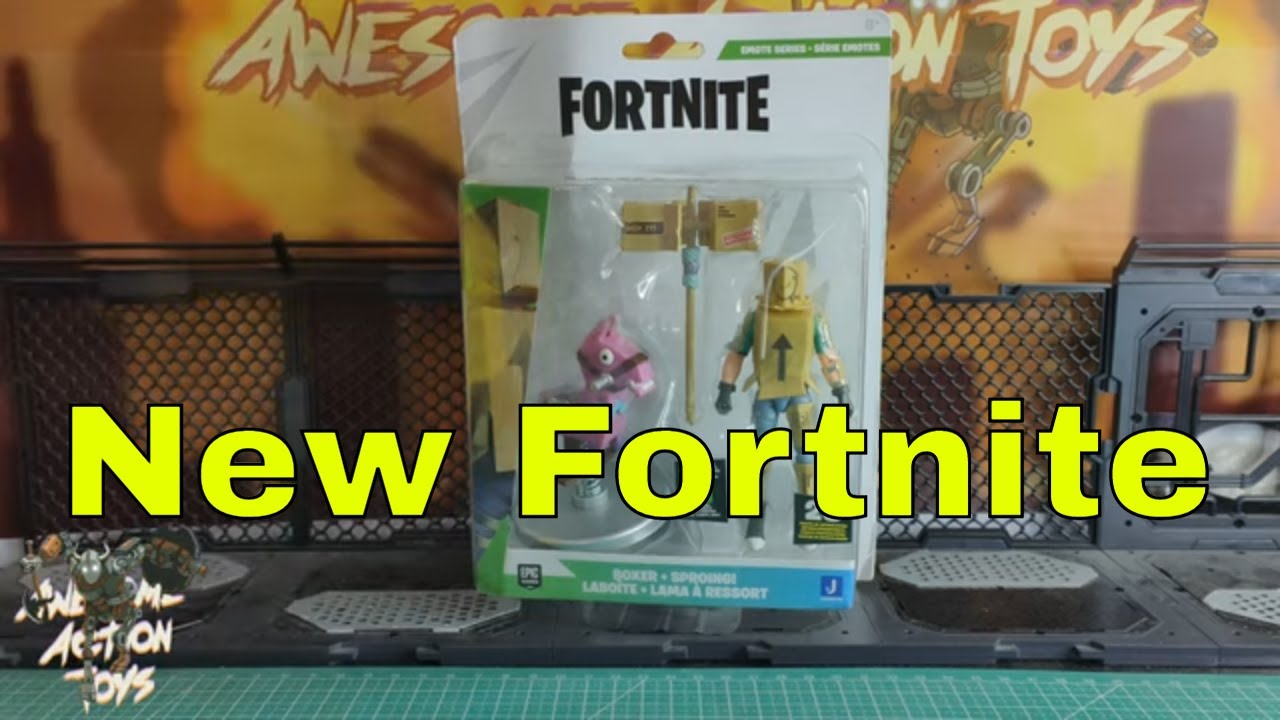 Jazwares Fortnite (Epic Games) Boxer + Sproing! A fun 1:18scale action ...