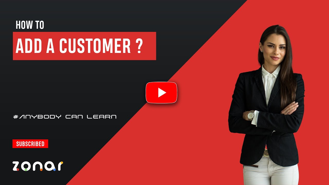 How to add a customer ? - YouTube