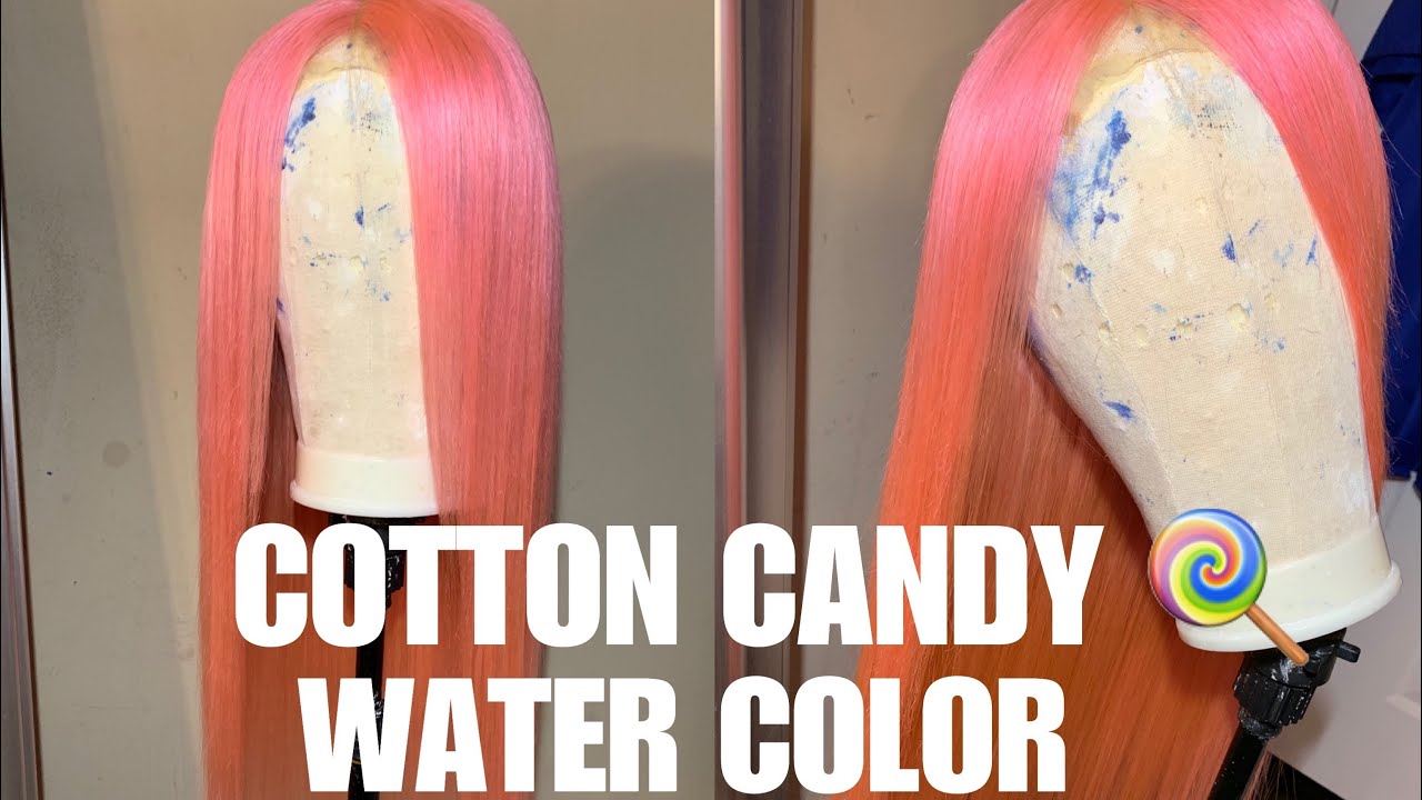 COTTON CANDY WATER COLOR | GIVEAWAY - YouTube