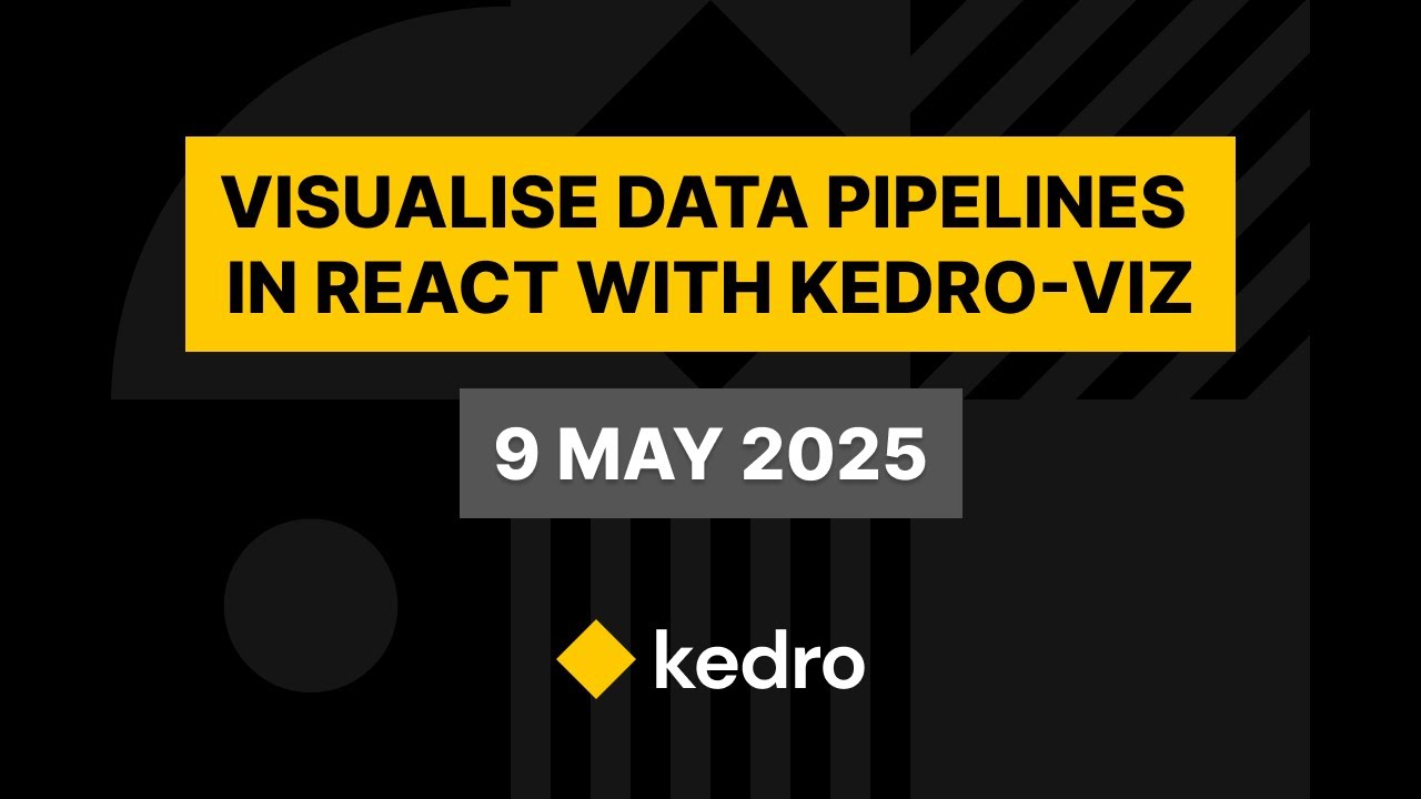 Visualise data pipelines in ReactJS with Kedro-Viz - YouTube