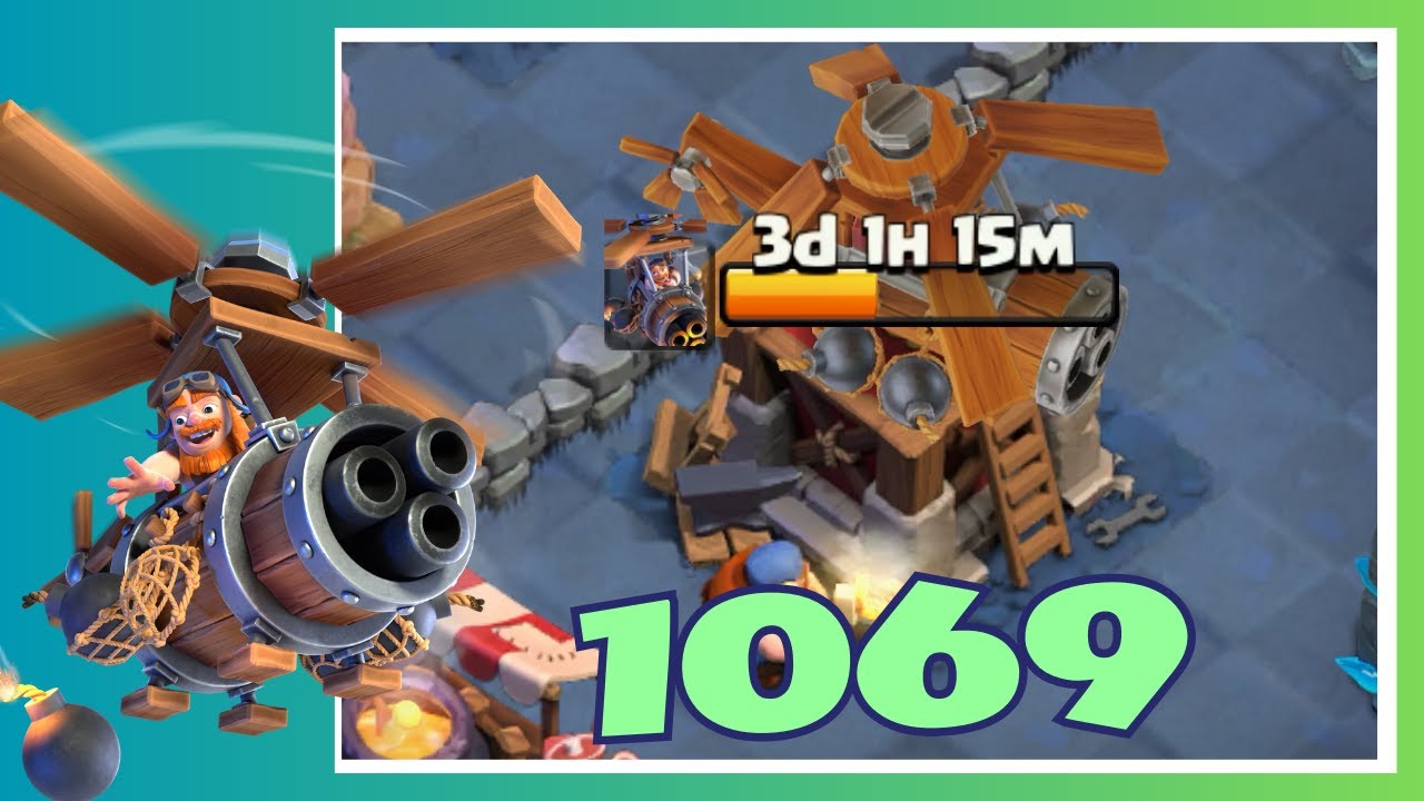 Clash of Clans Gameplay Walkthrough Part 1069 - Upgrading Battle Copter ...