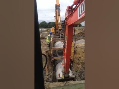 Installing storm drains - YouTube
