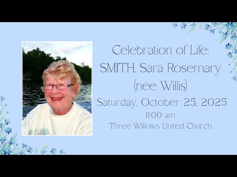 Celebration of Life for Sara Smith