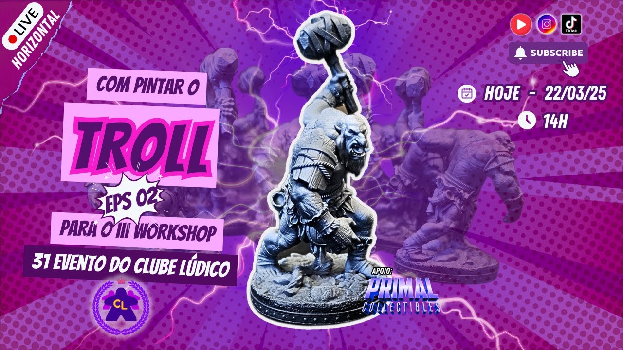 PINTANDO O TROLL DA PRIMAL COLLECTIBLES - PARTE 2 - EPISÓDIO 179 ...
