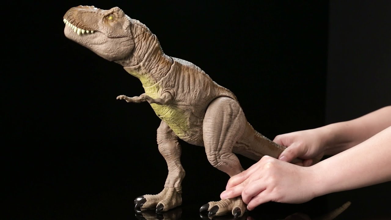 Jurassic World Epic Roarin' Tyrannosaurus Rex - YouTube