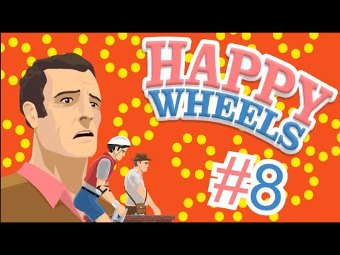 Happy Wheels #8 (road to 100) - I HATE HARD LEVELS - - YouTube