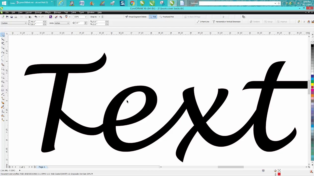 Corel Draw Tips Tricks Join Letters In A Word Part 3 YouTube Corel Draw Tips Tricks Join Letters In A Word Part 3 YouTube