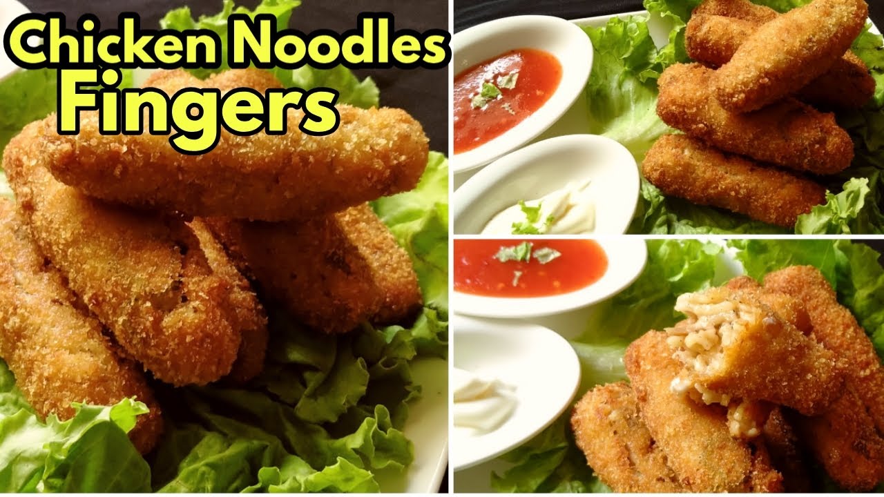 chicken Noodles Finger Sticks ( First Time on YouTube )by Vlogscooking ...