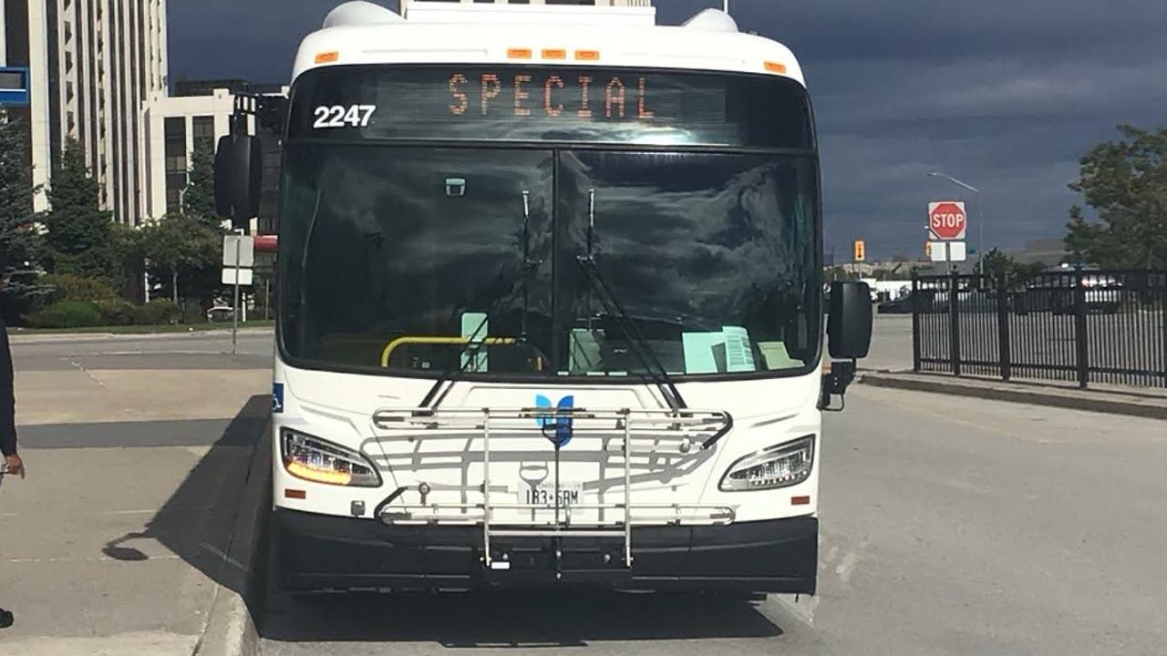 YRT 2247 on route 20 Jane to Pioneer Village Terminal - YouTube