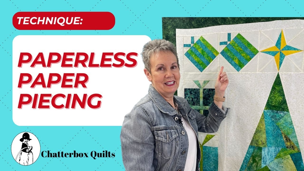 Christmas at the Grove: a Paperless Paper Piecing Project! - YouTube