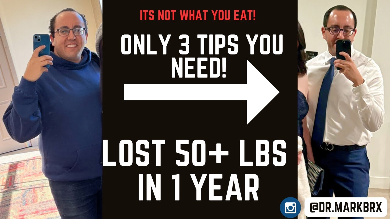 How I Lost 50 Lbs in 1 Year | My Top 3 Life-Changing Weight Loss Tips ...