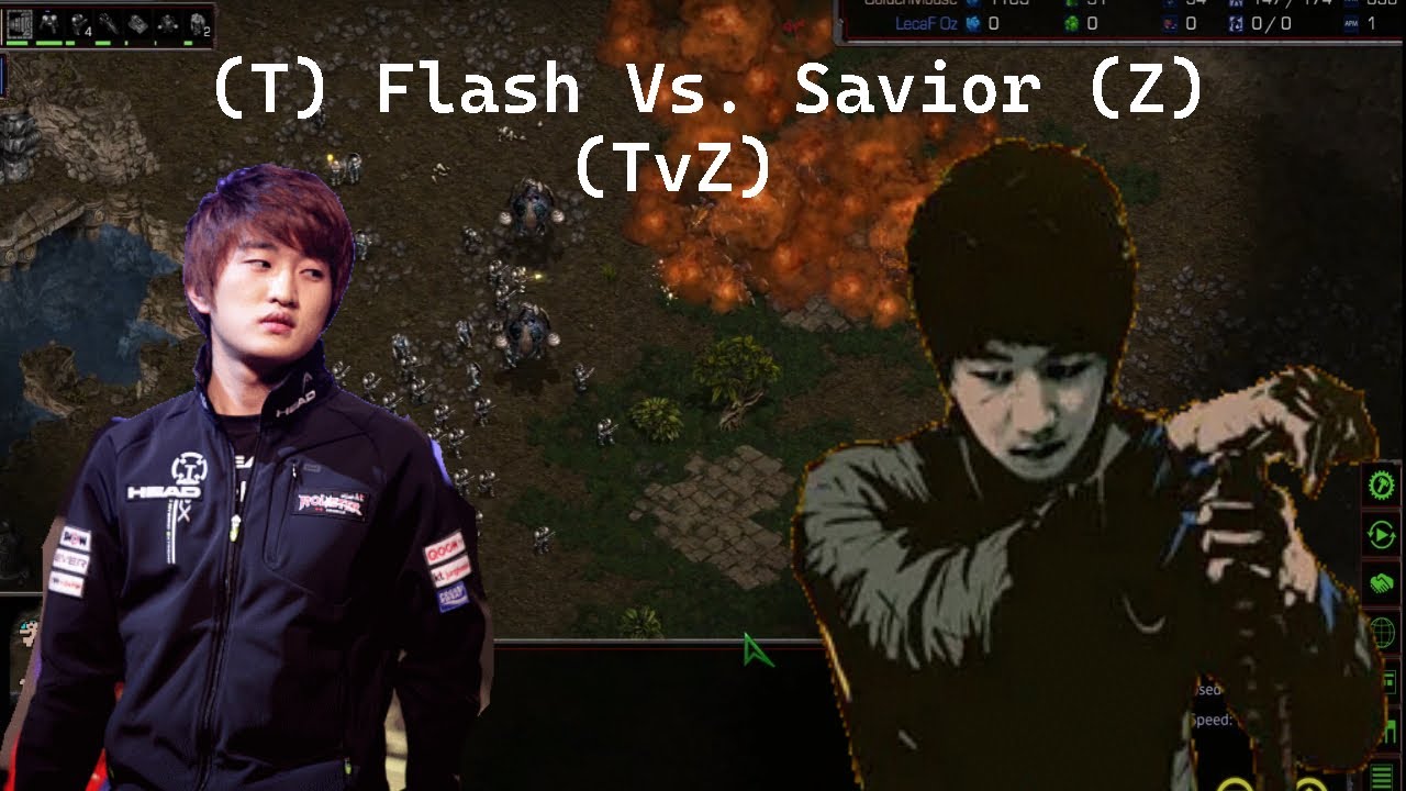 (T) Flash Vs. Savior (Z) Starcraft Brood War (TvZ) INSANE - YouTube