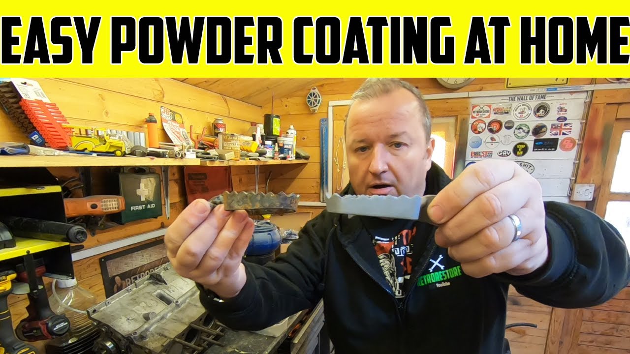 Powder Coating And Tinkering In The Workshop Vlog - YouTube