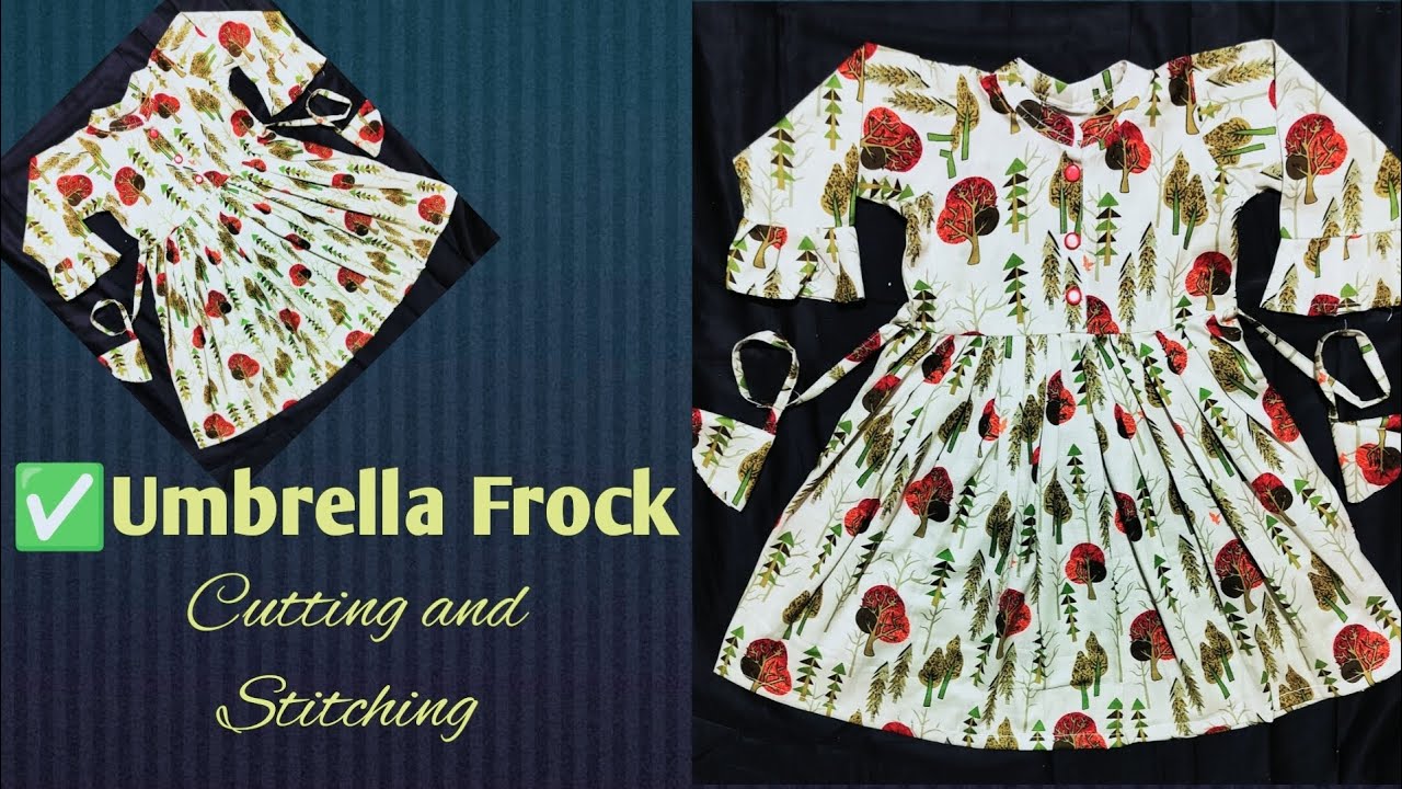 Girl simple Frock Design Cutting and Stitching #frockdesign - YouTube