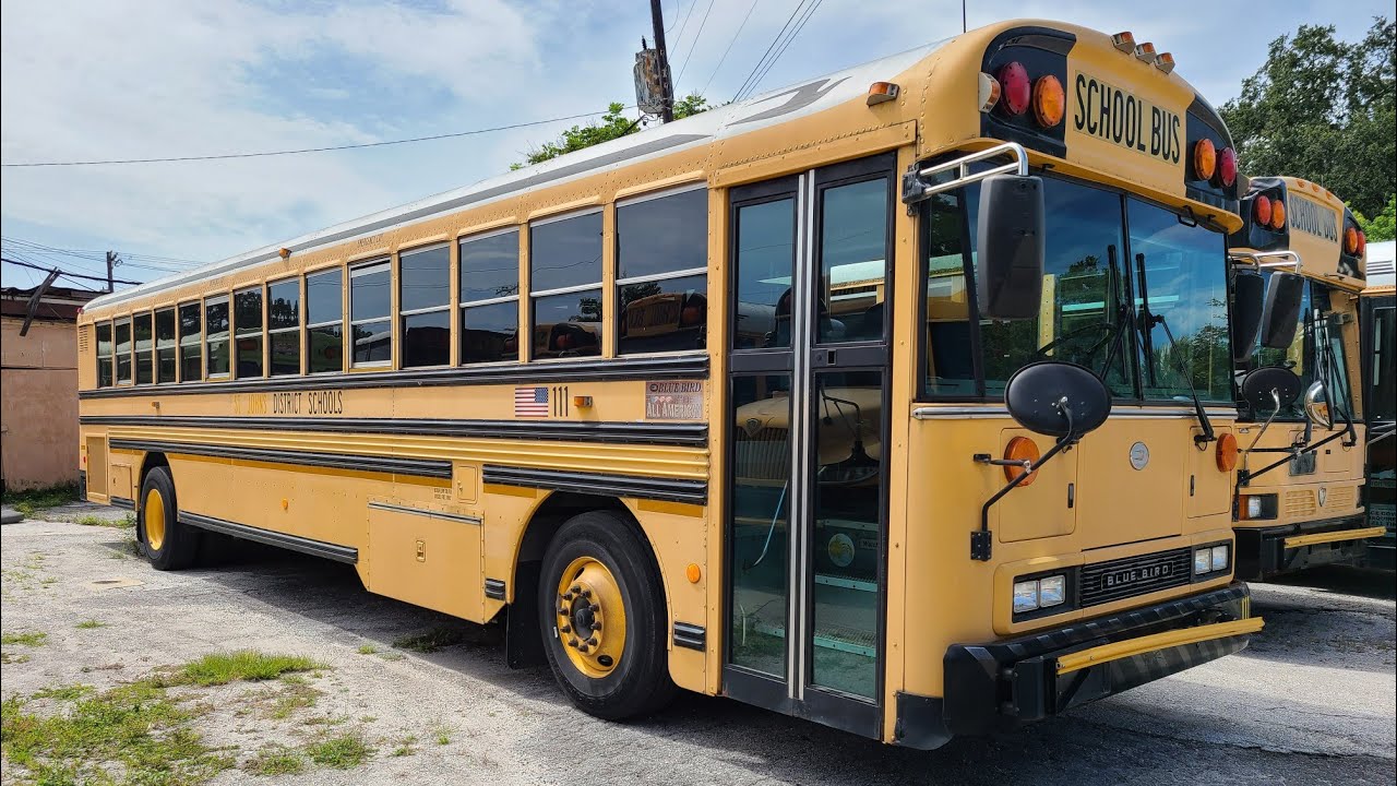 2010 Blue Bird Flatnose school bus with a 8.3 cummins engine - YouTube