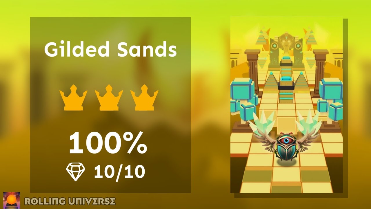 「Rolling Universe」Gilded Sands (★★★★★) | Rolling Sky Edit - YouTube