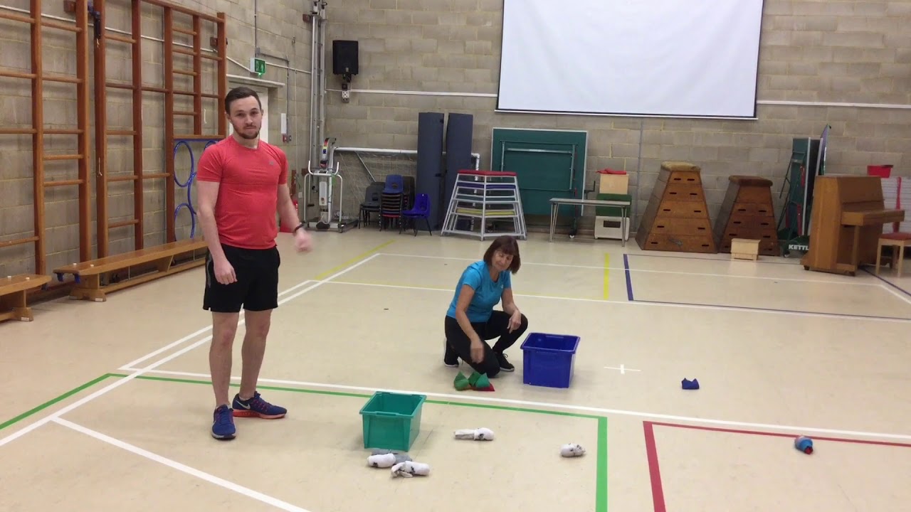 PE at Home - Target Throw - YouTube