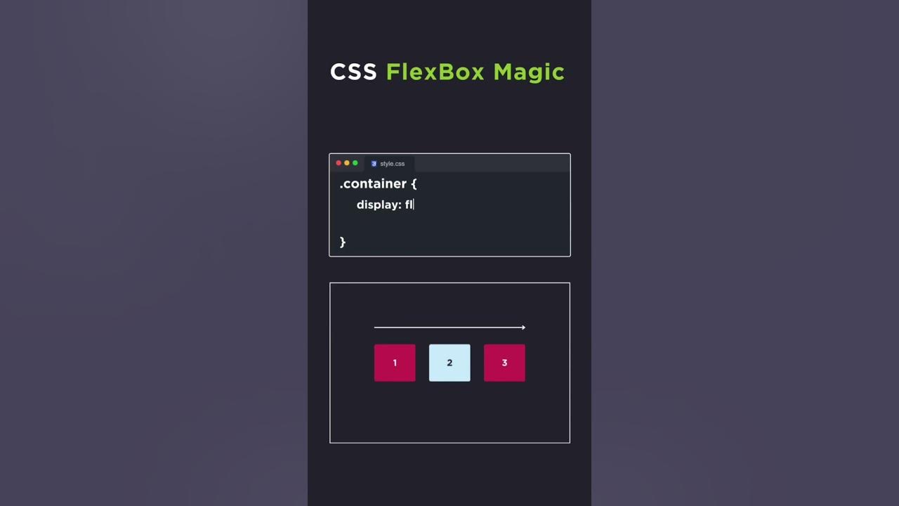 CSS Flexbox Magic 2025! 🎨💻 | Stunning New Design with HTML, CSS & JS||#shorts #shortvideo # ...