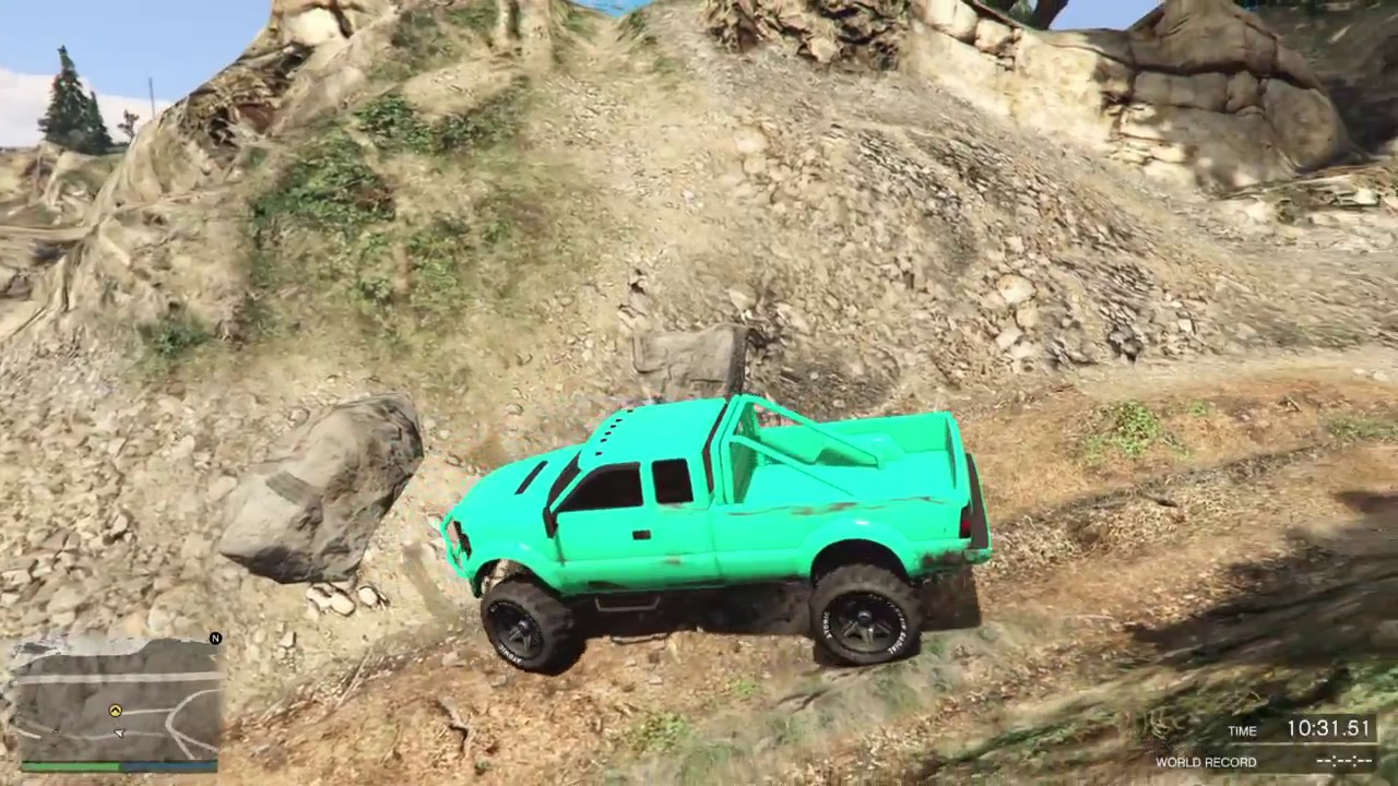 Gta 5 - offroading trails.Sandking swb - YouTube