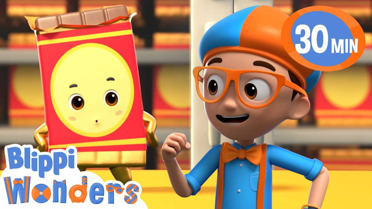 Blippi and the Chocolate Factory | Blippi Wonders Fun Cartoons ...