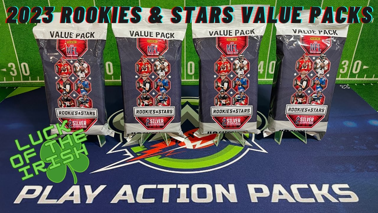 2023 PANINI FOOTBALL | ROOKIES & STARS VALUE PACKS🔥ROOKIE & VETERAN QB ...