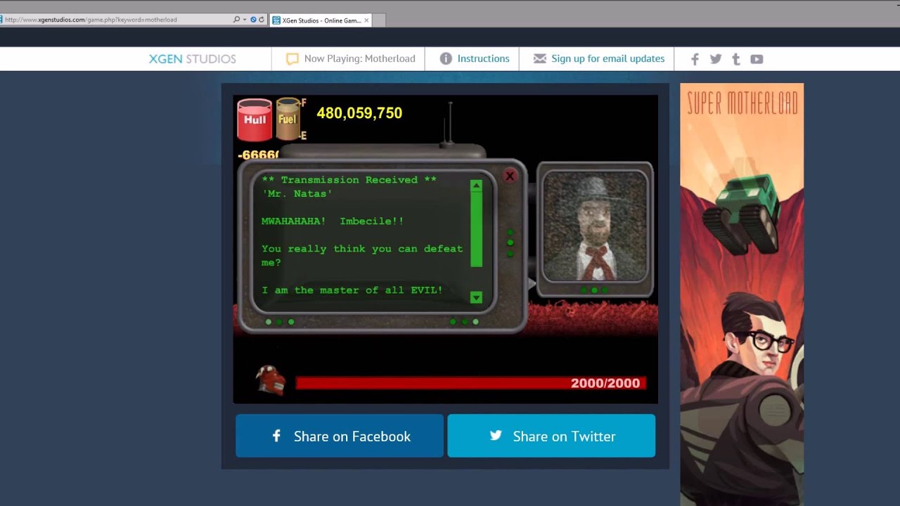 Motherload Boss fight only - YouTube