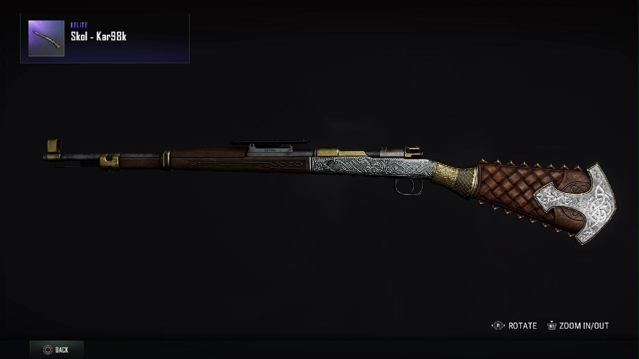 PUBG Skol - Kar98k - Weapon Skin - Examination - YouTube