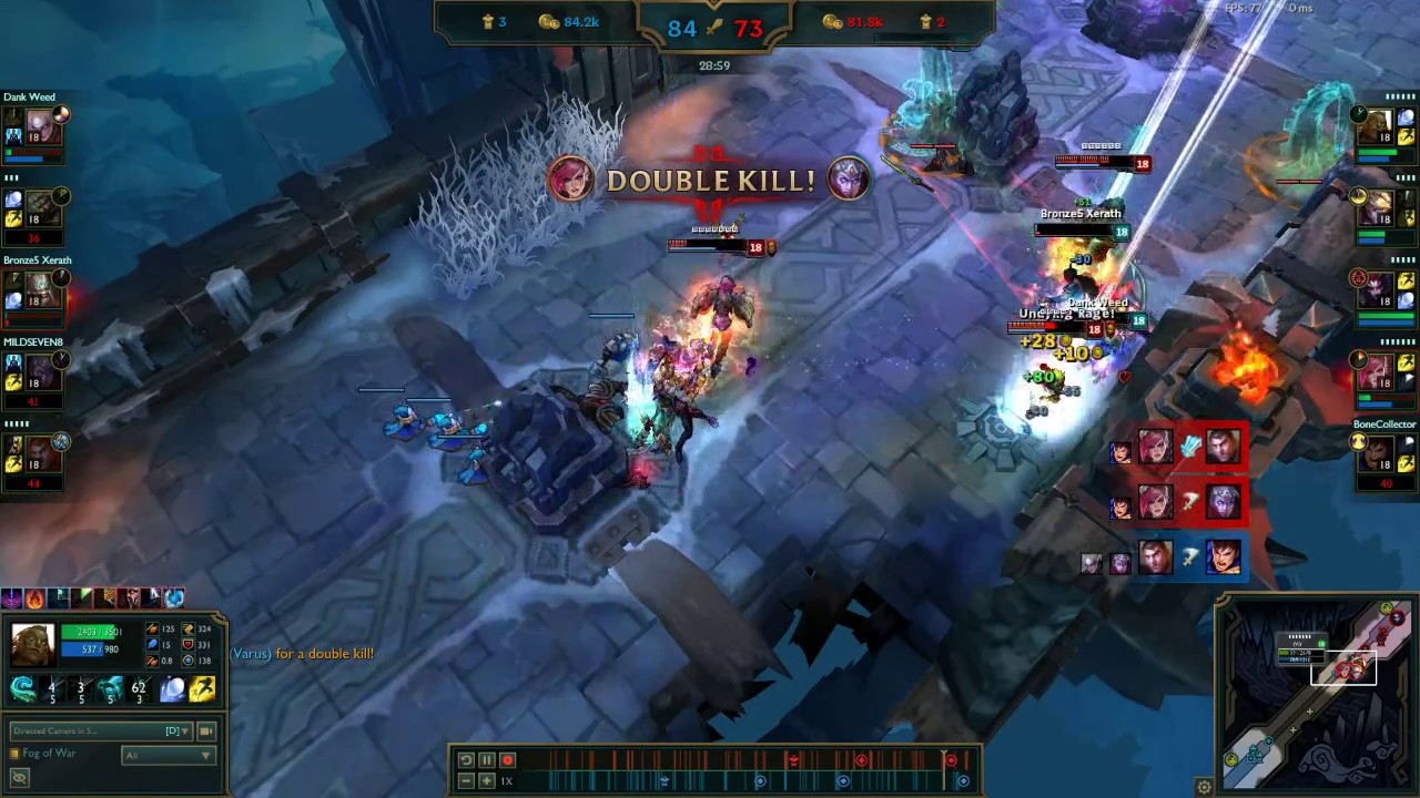 League of Legends : Vi Quadra Kill - YouTube