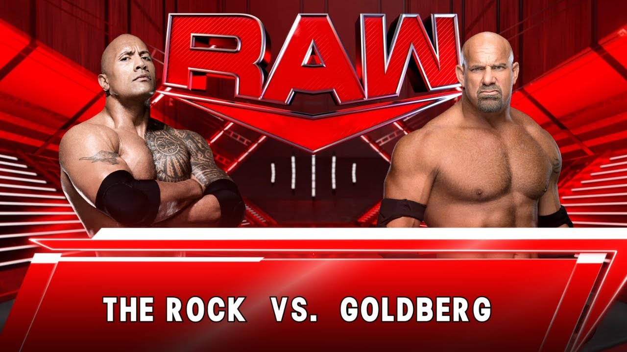 FULL MATCH - The Rock vs. Goldberg: Backlash 2003 wwe2k24 - YouTube