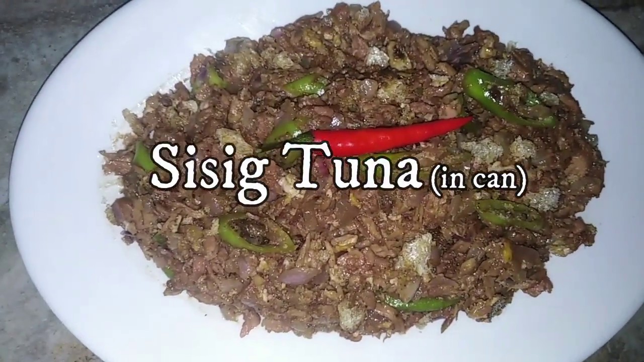 SISIG TUNA (in can) / De Lata Recipe /Kitchen Channel - YouTube