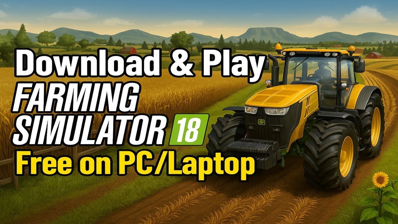 How to Download & Play Farming Simulator 18 on PC/Laptop | Full Setup ...