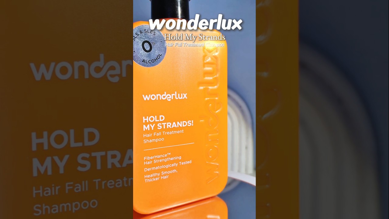WONDERLUX HOLD MY STRANDS HAIR FALL TREATMENT SHAMPOO - YouTube