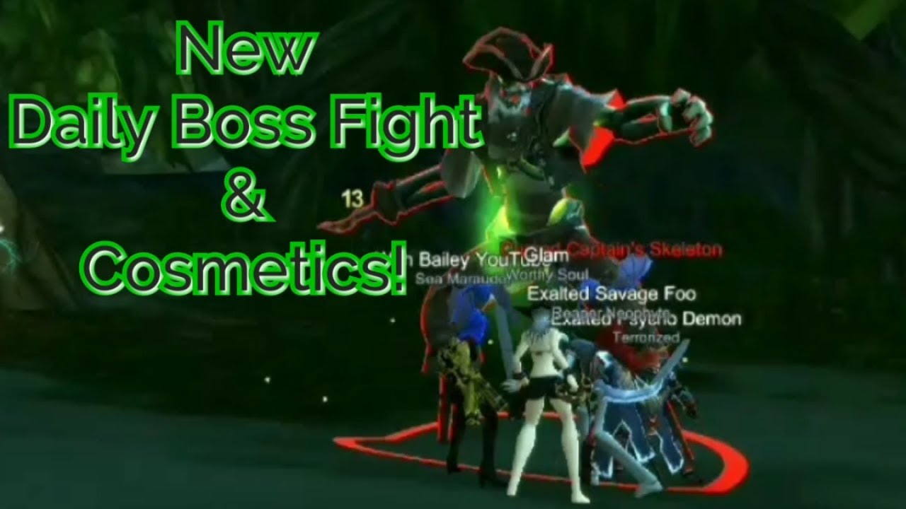 AQ3D New Cursed Captain Daily Boss Fight! | New Cosmetic Items! - YouTube