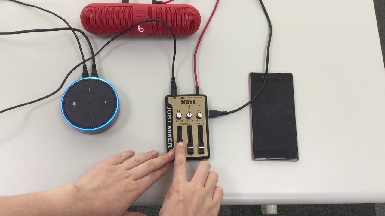 How to use Maker hart Just Mixer 2. (With Amazon Echo Dot ) - YouTube